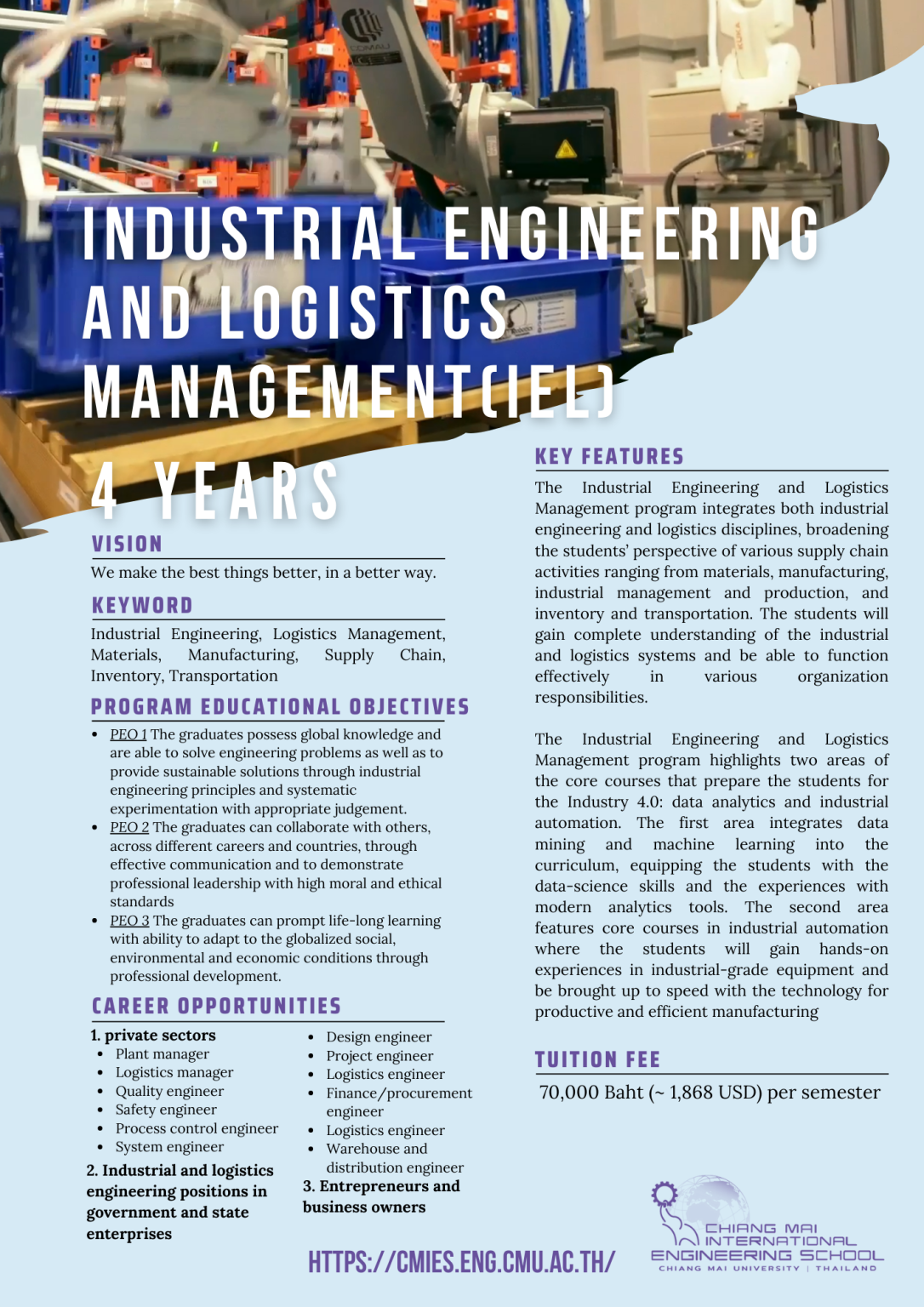 Newly opened International Engineering Program - CHIANG MAI ...