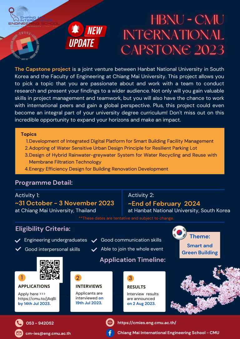 *UPDATED* HBNU – CMU International Capstone Project 2023 - CHIANG MAI INTERNATIONAL ENGINEERING ...