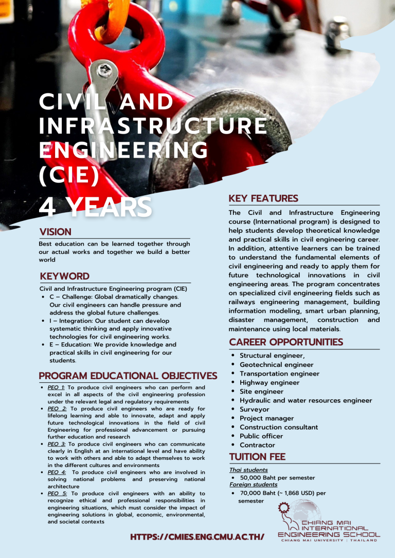 Civil an Infrastructure Engineering (International Program) - CHIANG ...